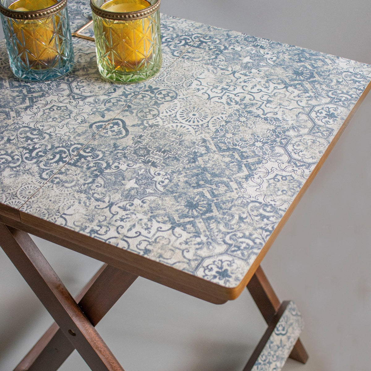 Shahi : Textured Foldable Tables | Ebony Woodcrafts